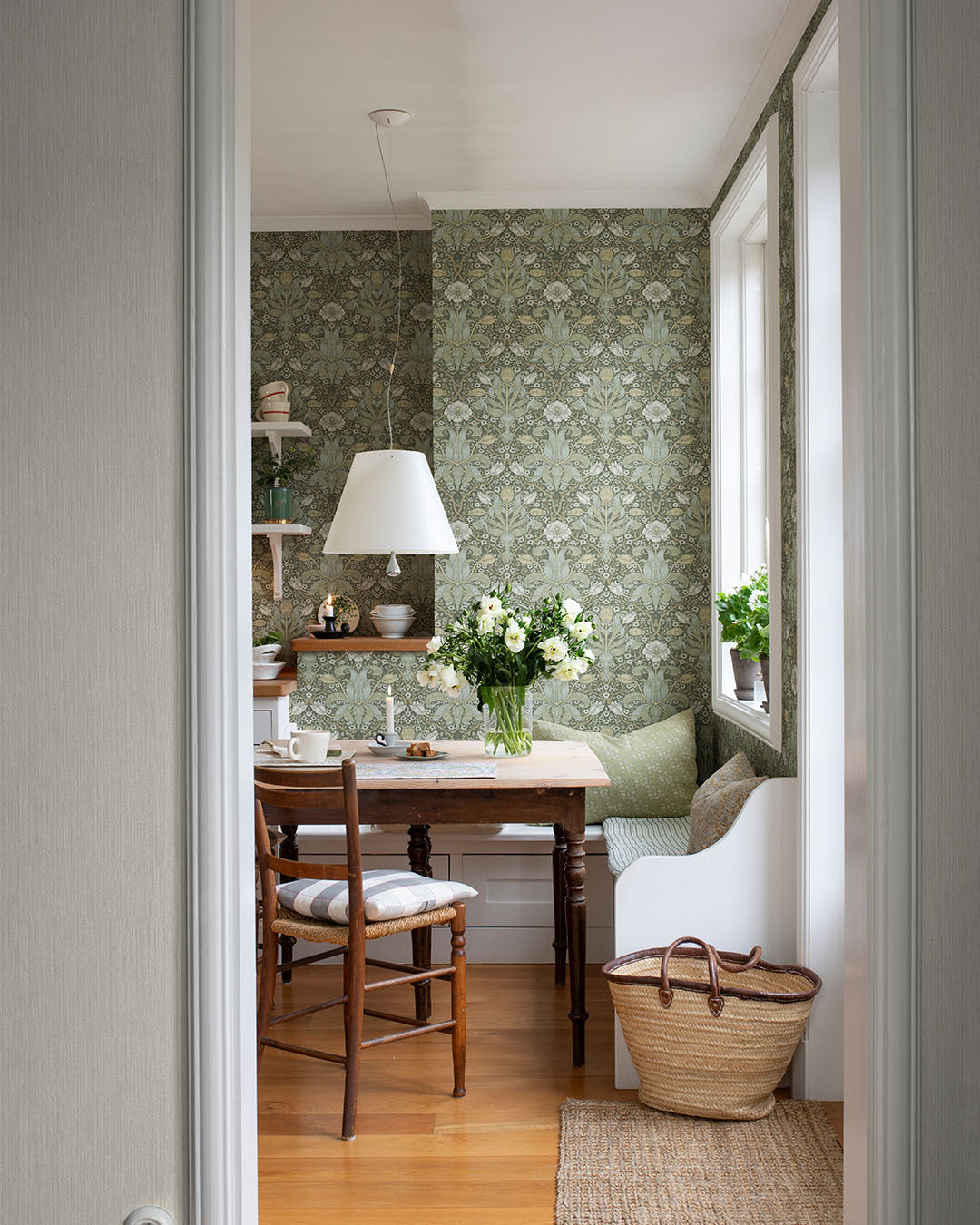 Spring Thicket - Green ´| Svensk tapet og håndværk