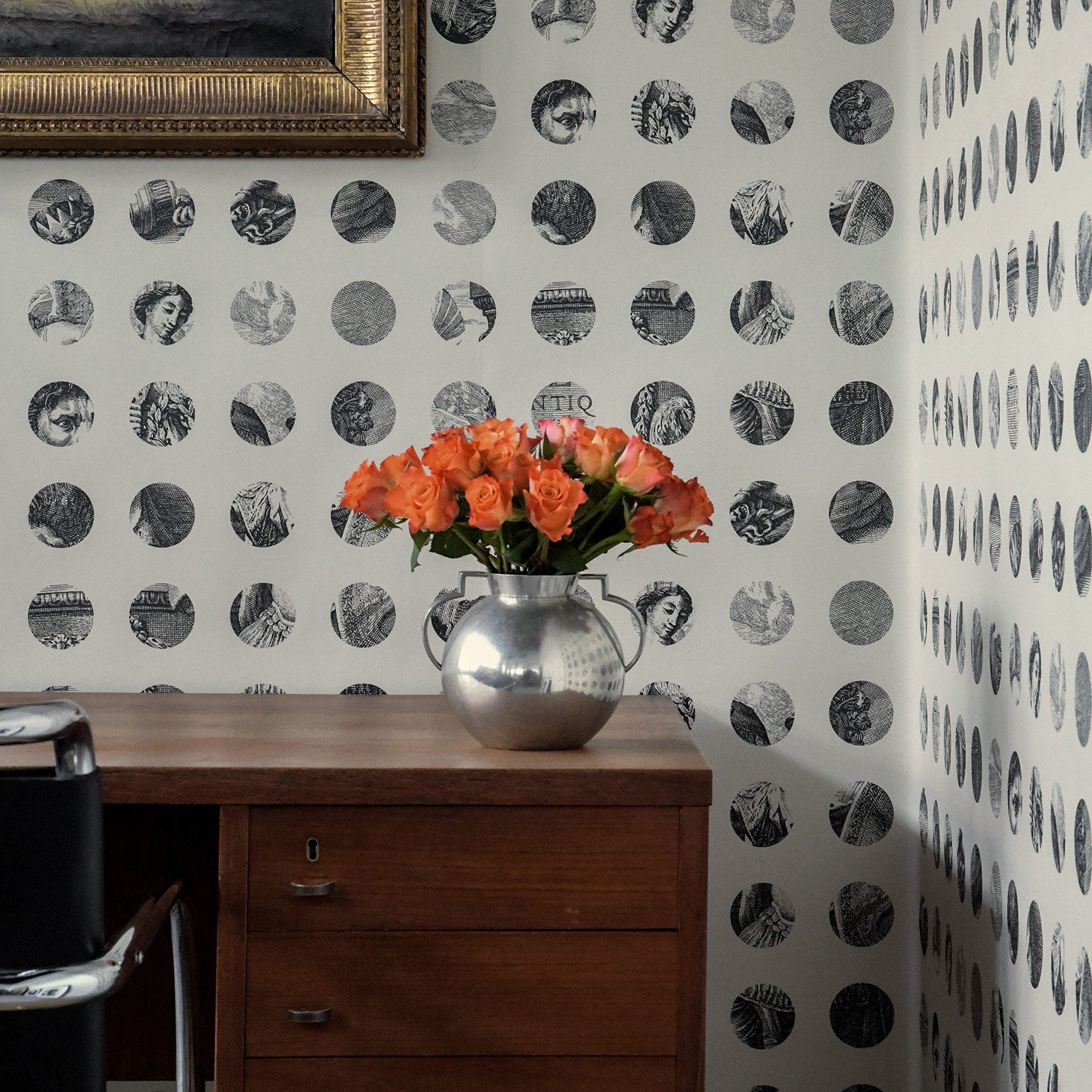 Grafisk tapet || Mønstre og farver til den moderne boligindretning.