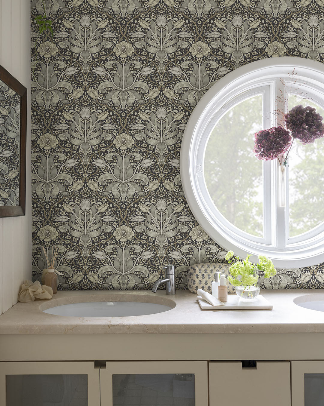 Spring Thicket - Grey ´| Svensk tapet og håndværk