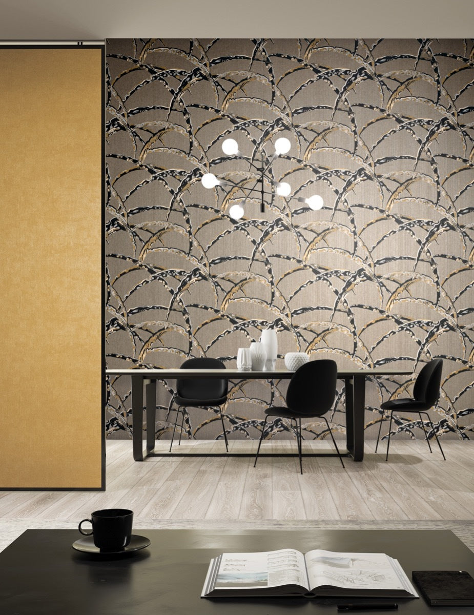 Daika - Gold tapet: Luksuriøst design til hjemmet