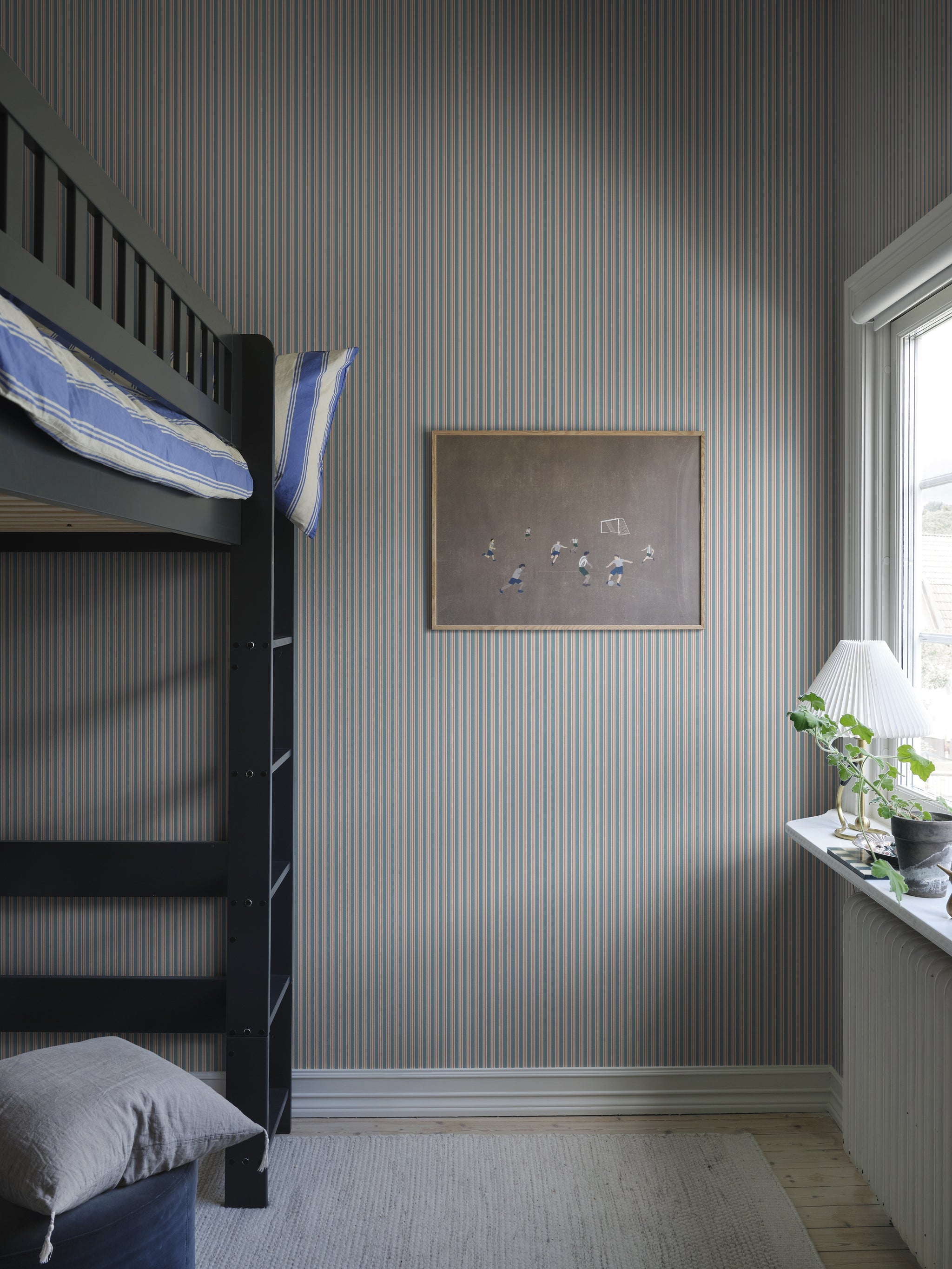 Linn - Sky Blue | Sandberg tapeter